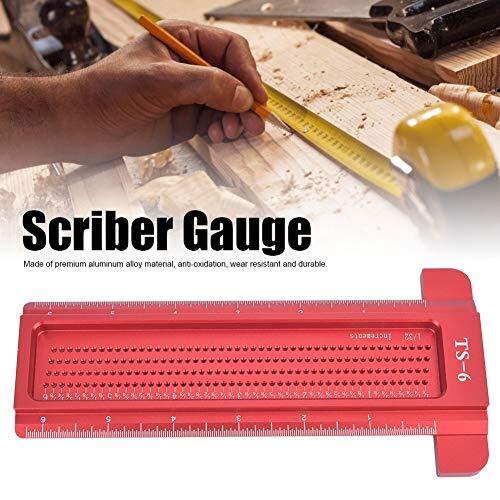 T-Scriber Gauge Aluminum Alloy Measuring Tool Woodworking Hole ...