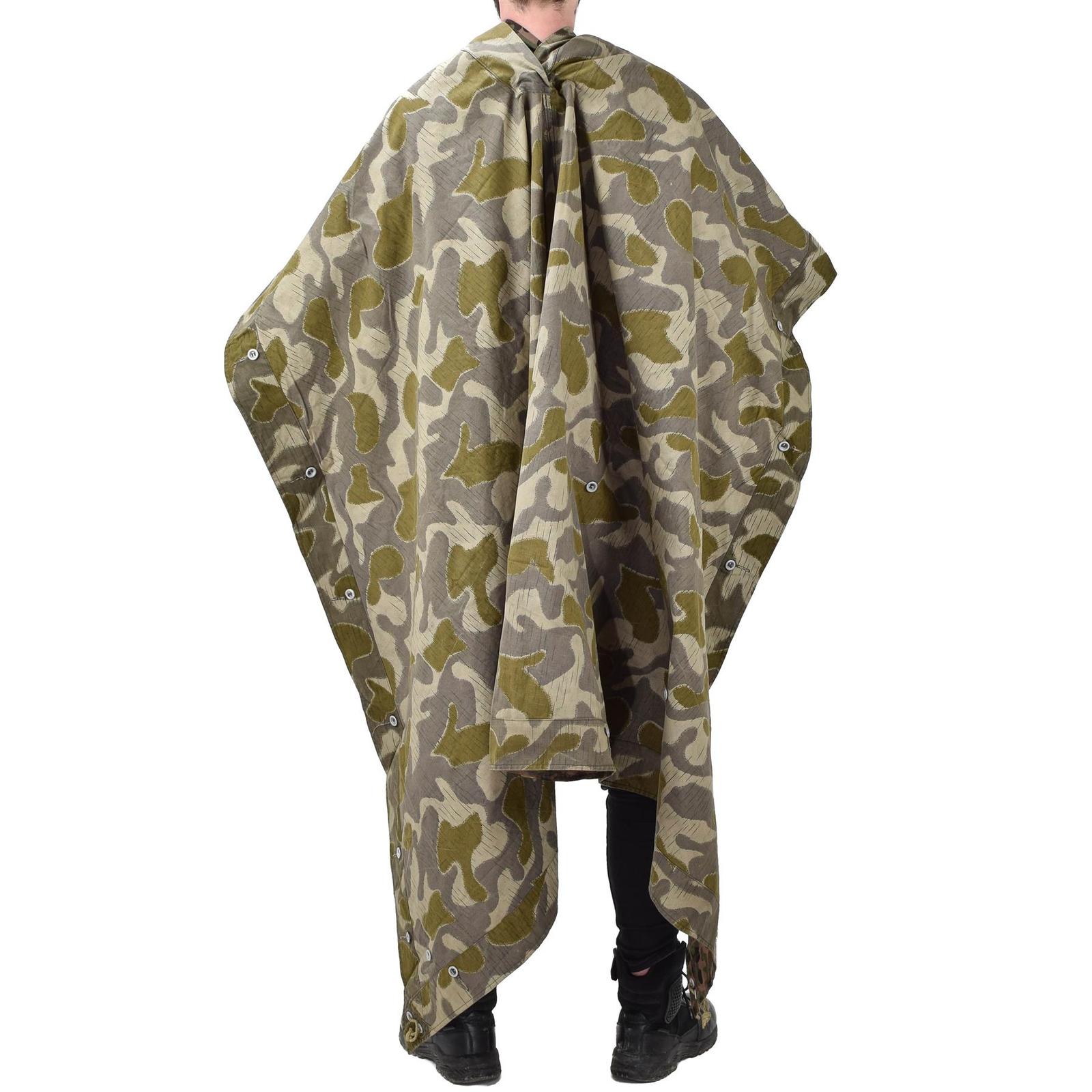 Original Austrian army pea dot splinter camo poncho tent water ...