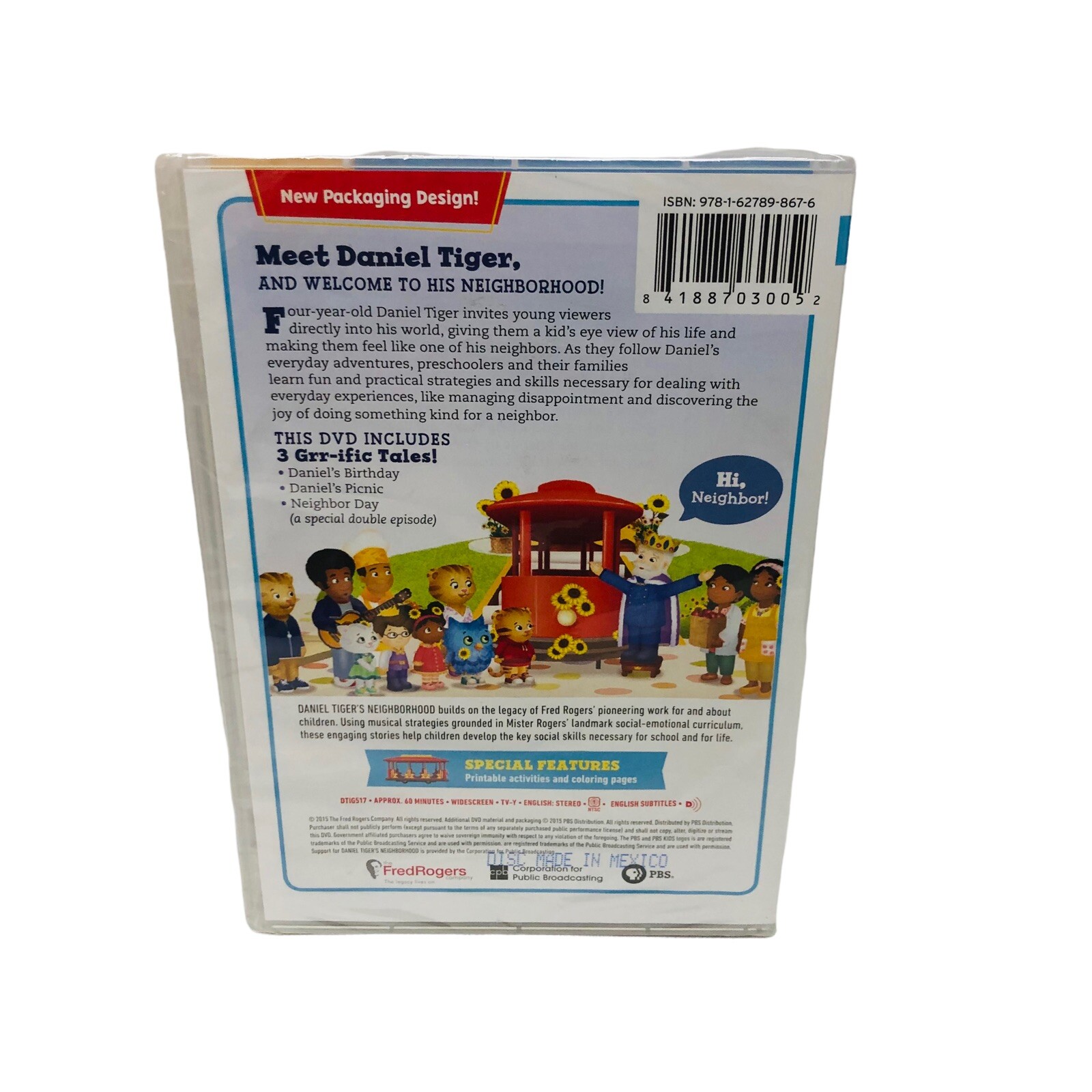 Daniel Tiger's Neigbhorhood Welcome to The Neighborhood DVD PBS Kids ...