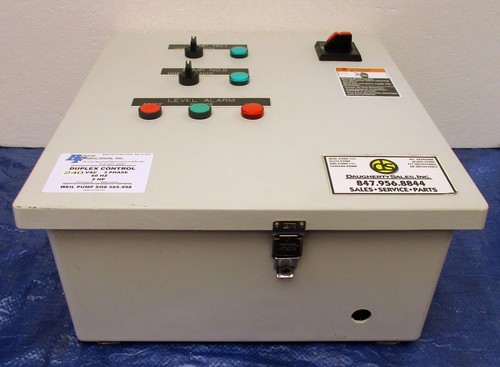 Duplex Control 240V 3Ph: 2 Enclosed Siemens 14DU+32A 2HP Starters ...