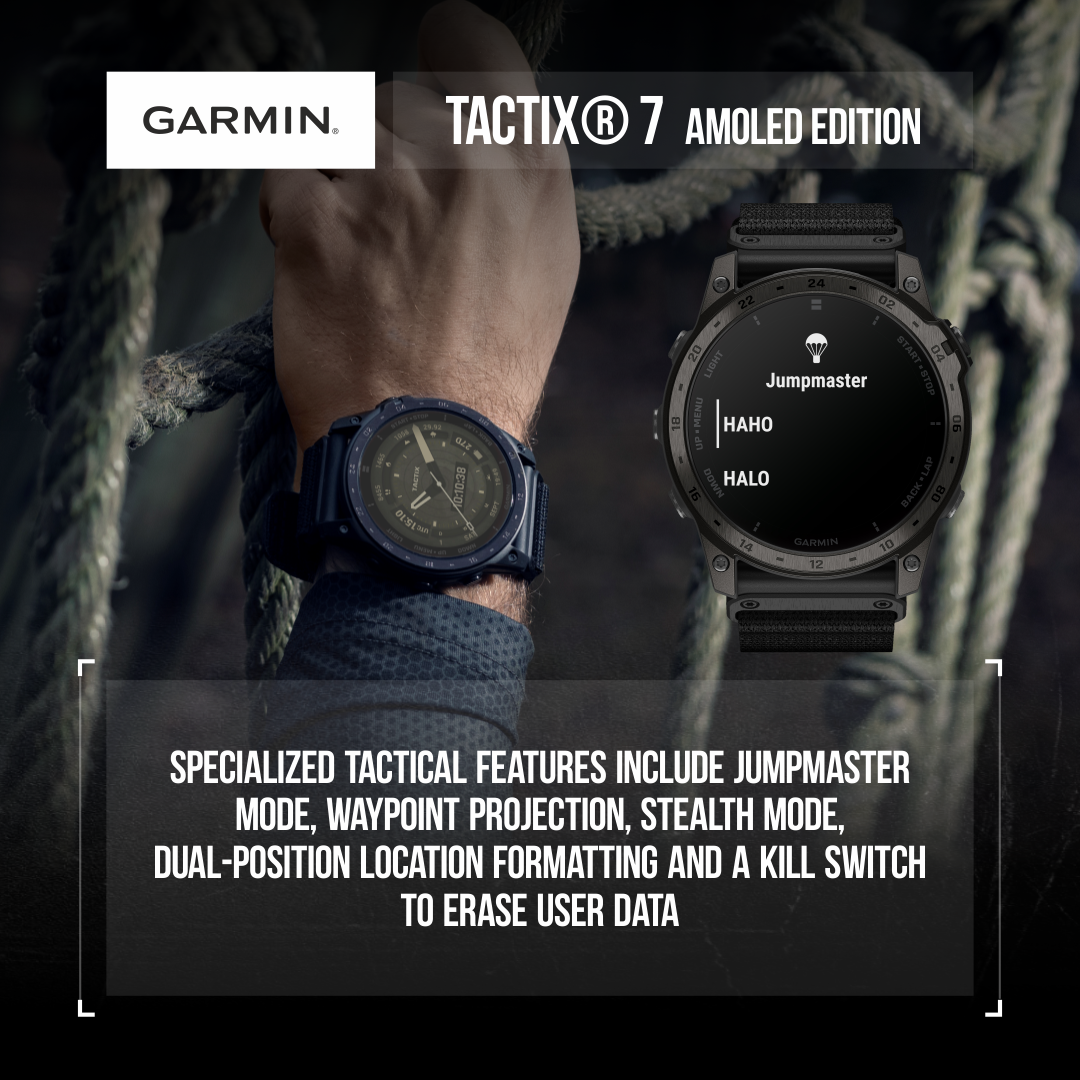 Garmin Tactix 7 AMOLED Military Tactical GPS Smartwatch 810132452239 | eBay