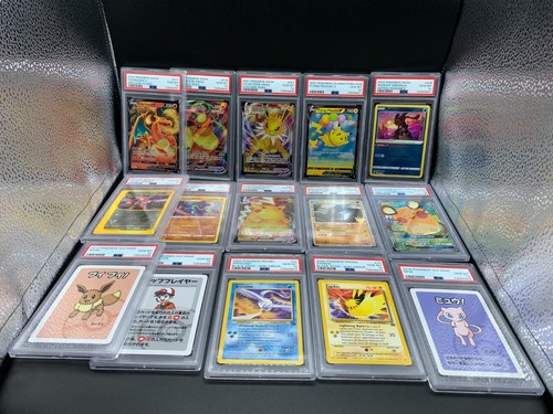 100 PSA 10 GEM MINT Graded Pokemon Slab LOT Bulk Wholesale WITH ...