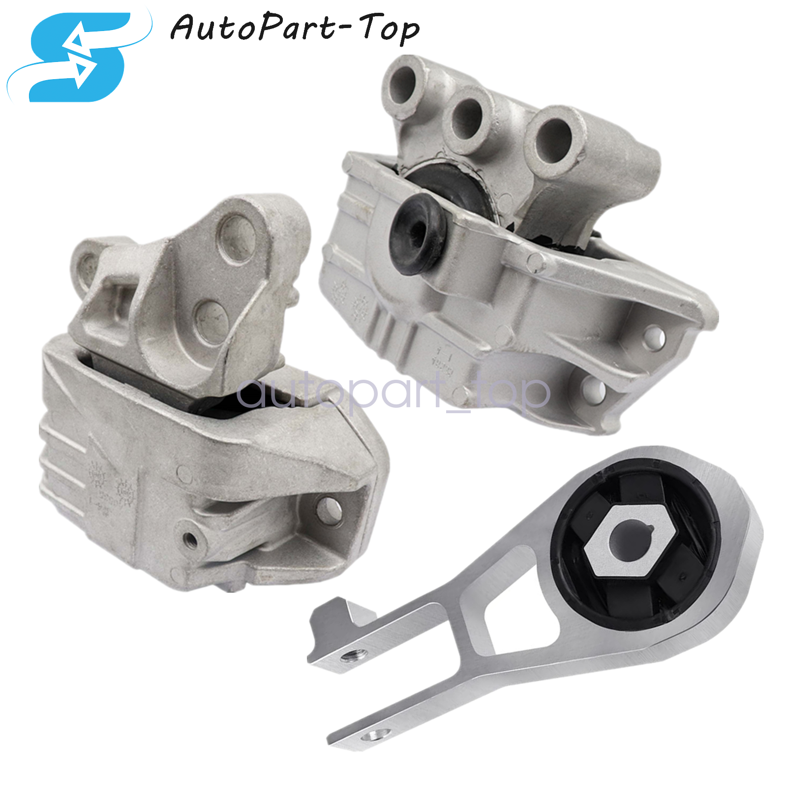 Set of 3 Motor Mount Fits Ram Promaster City 2.4L A/T 2016 2017 2018 ...