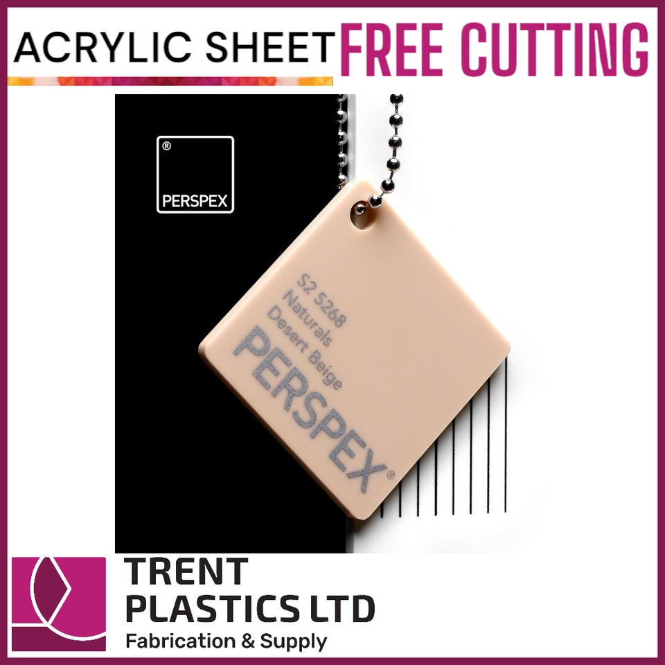 Perspex Naturals Matt Frosted Acrylic Sheet - Cut to Size Plastic Cast ...