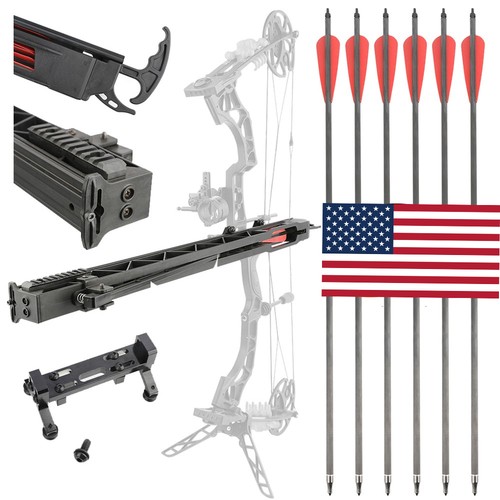 Archery 6 Arrow Rapid Launcher Magazine Orbital Compound Recurve ...