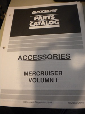 Quicksilver Parts Catalog Accessories Outboard Volume 1 1993 | eBay