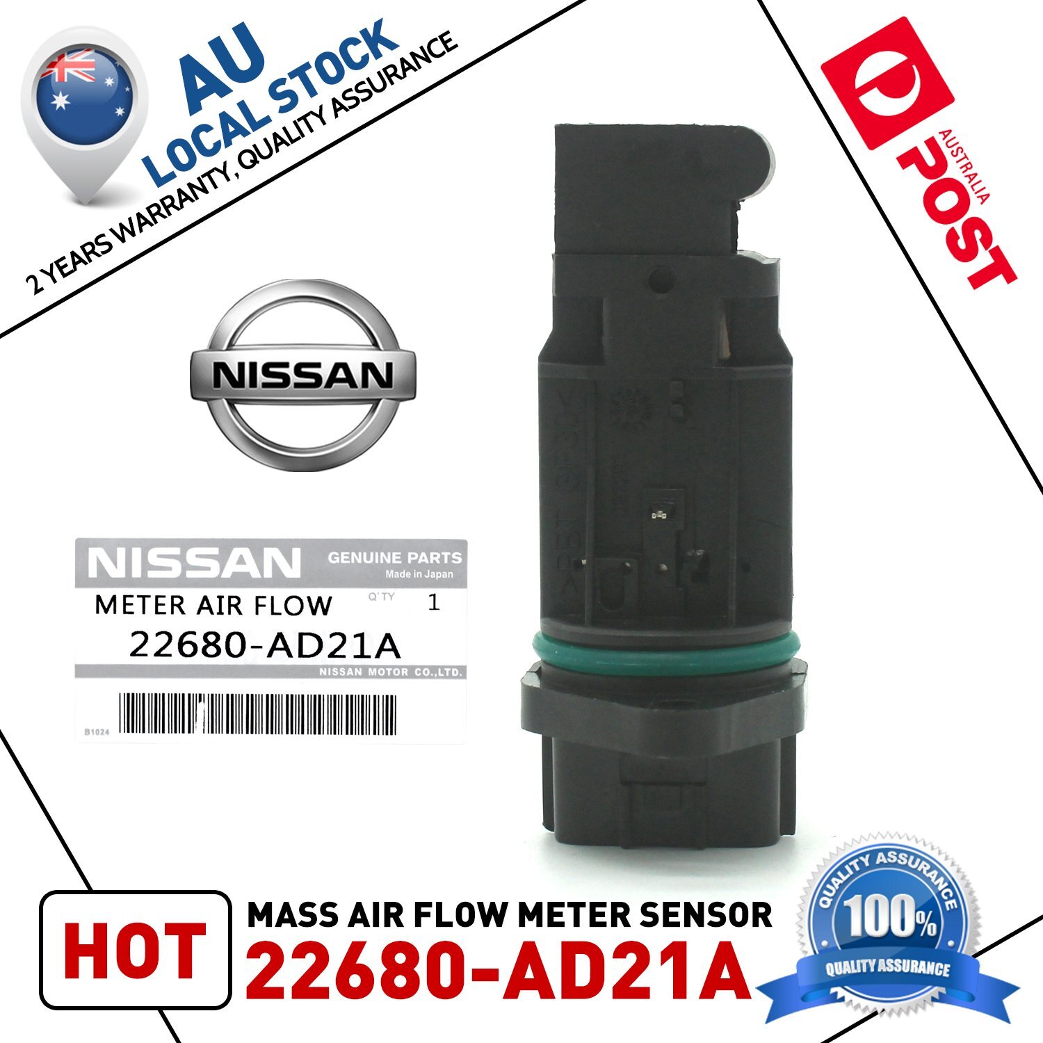 Air Flow Meter Suit Nissan Patrol ZD30DDTI ZDD30DI GU 3.0 2000-2004 ...