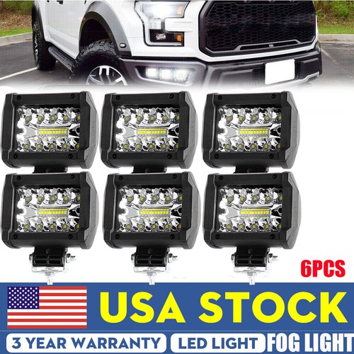 Ford 17-2023 F150 SVT Raptor 6PCS 36W 4"INCH Cube lamp LED Spot Beam ...