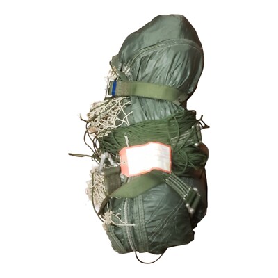 U.S. Armed Forces 35' Personnel Parachute W/ Partially Cut lines ...