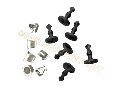 Porsche Cayenne Engine Compartment Panel Clip + Spring Clamp - OEM NEW ...