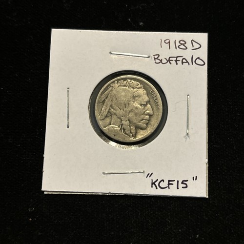 1918 D Buffalo Nickel Circulated Condition “KCF15” | eBay