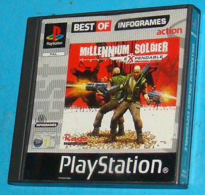 Millennium SOLDIER EXPENDABLE-Sony Playstation-ps1 PSX-PAL | eBay