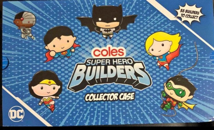 BRAND NEW Coles DC Super Hero Builders Collector Case | eBay