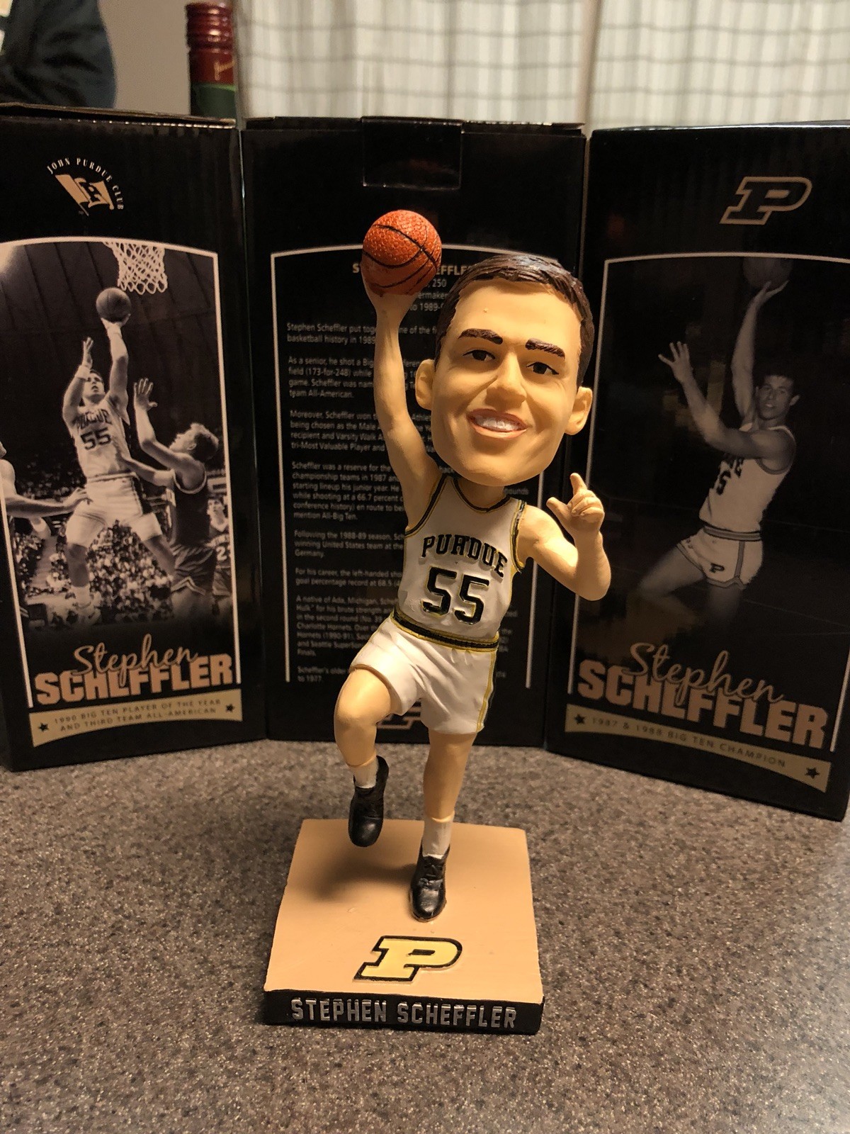 Stephen Scheffler Bobblehead Purdue limited edition /2000 SGA Mackey 1 ...