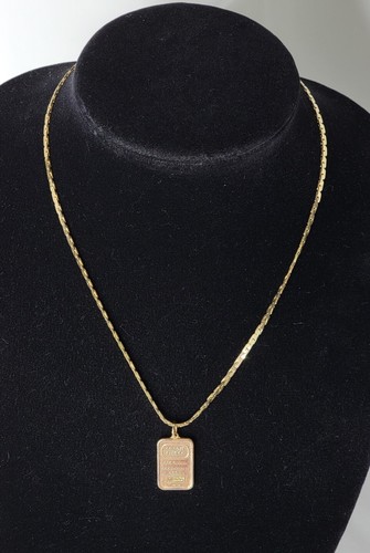 Fake Gold Bar Necklace Humor Gag Gift | eBay