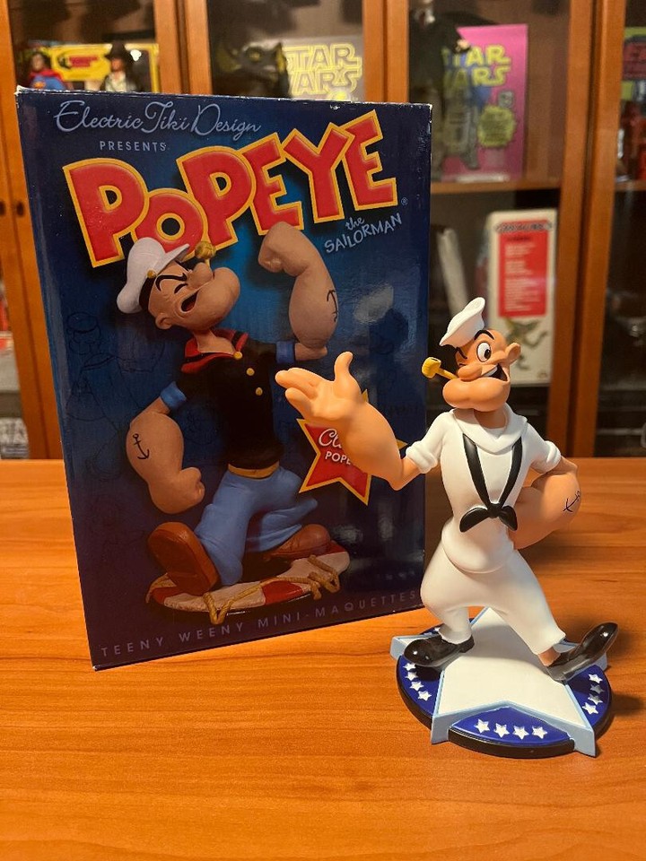 Popeye the Sailorman Electric Tiki Teeny Weeny Mini-Statue Maquette | eBay