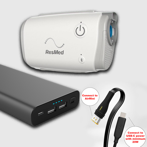 RemSleep AirPro Copilot USB-C CPAP Battery - For ResMed AirMini ...