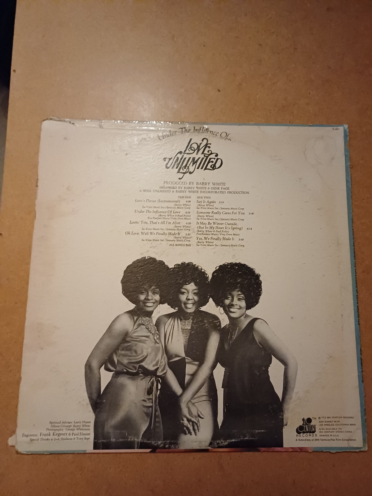 Love Unlimited .. Under The Influence Of Love Unlimited / LP T-414 | eBay