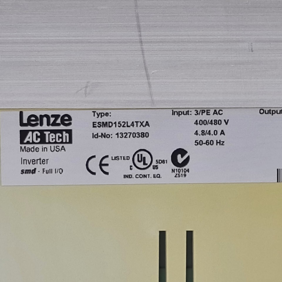 Lenze ESMD152L4TXA smd Frequency Inverter 1.5kW / 2 HP | eBay
