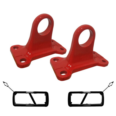 Pair Trailer Hitch Tow Hook For Land Rover Defender 2020-2023 Rescue ...