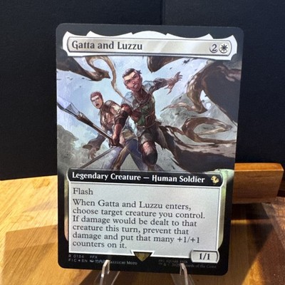 Gatta and Luzzu Extended Art 0134 FOIL Borderless : Final Fantasy MTG ...