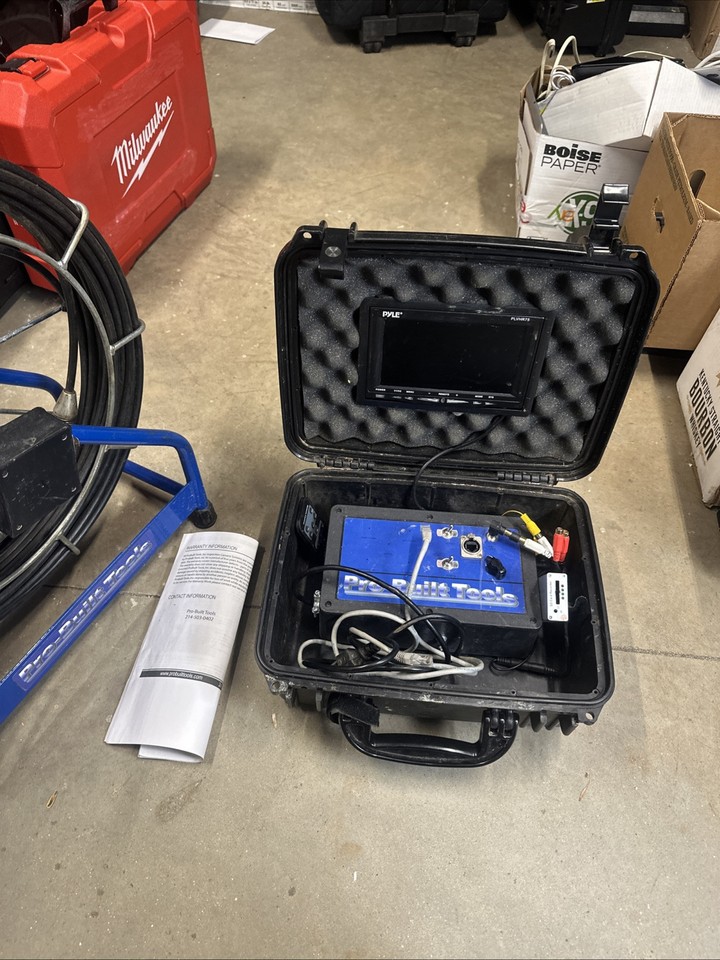 Pro Built Tools PB 2400 ES Sewer Video Inspection Borescope Camera As Is Camera | eBay