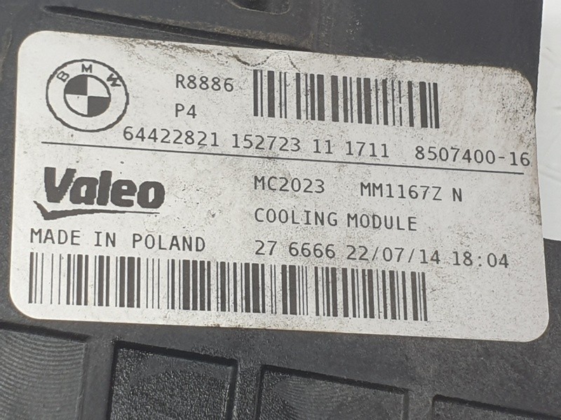 17117600536 supporto radiatore per BMW SERIE 1 BERLINA 5P F20 116D 2015 ...