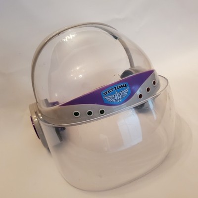 Light Up Disney Pixar Buzz Lightyear Space Ranger Visor Helmet Costume ...