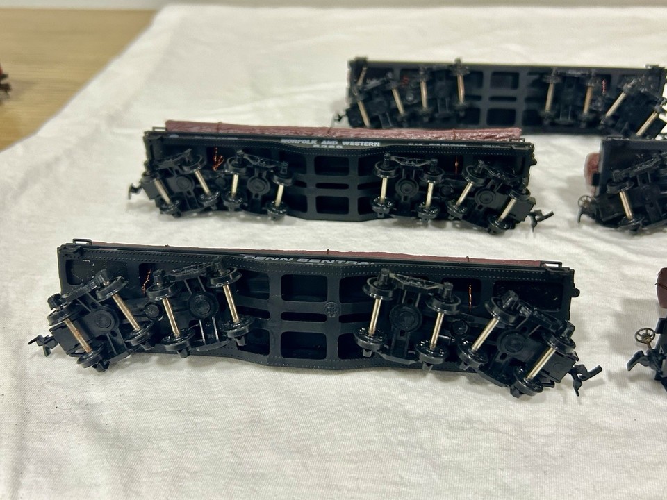 Ho Lot Of (5) Log Cars With Logs 4 Trucks Each & Logs | eBay