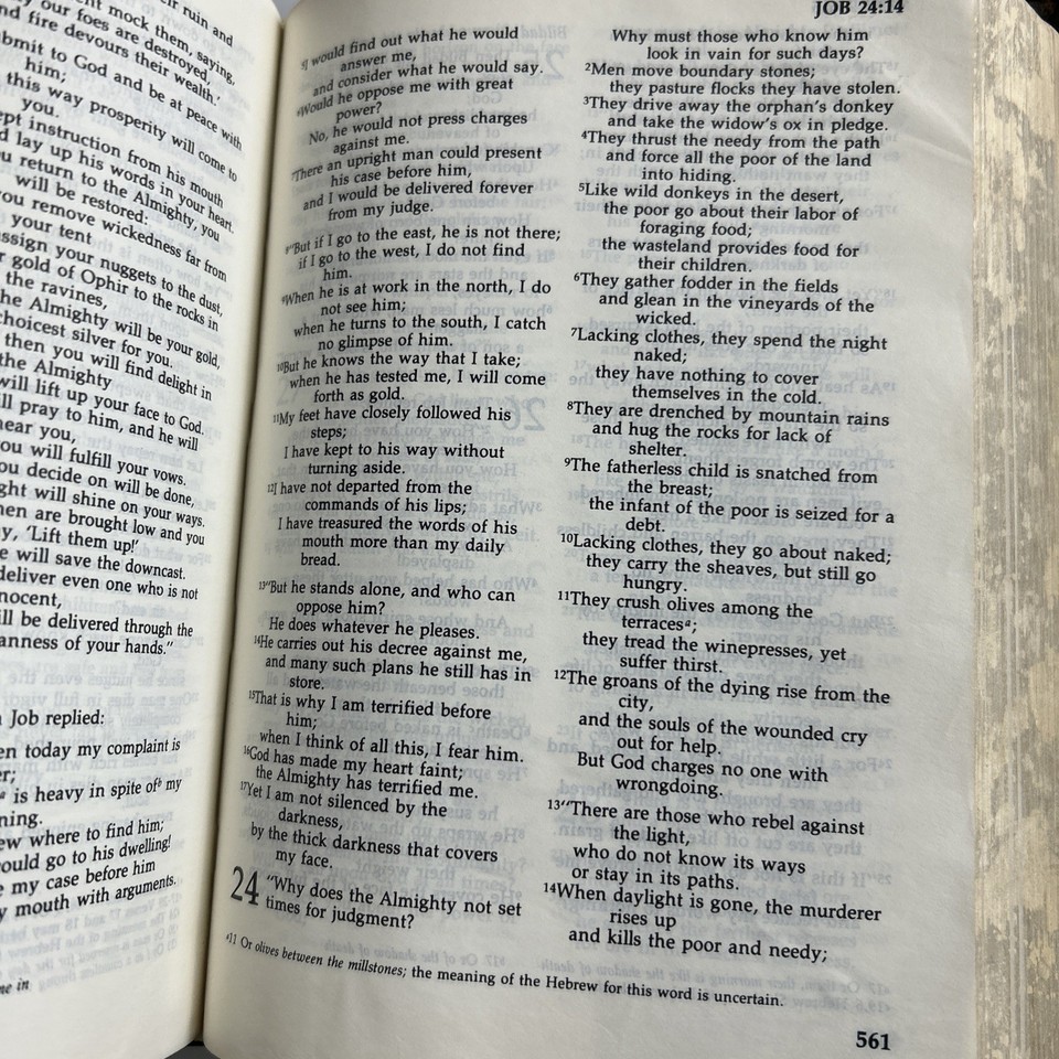 1978 Zondervan NIV Holy Bible Gen. Cowhide 2nd Printing Single Column ...