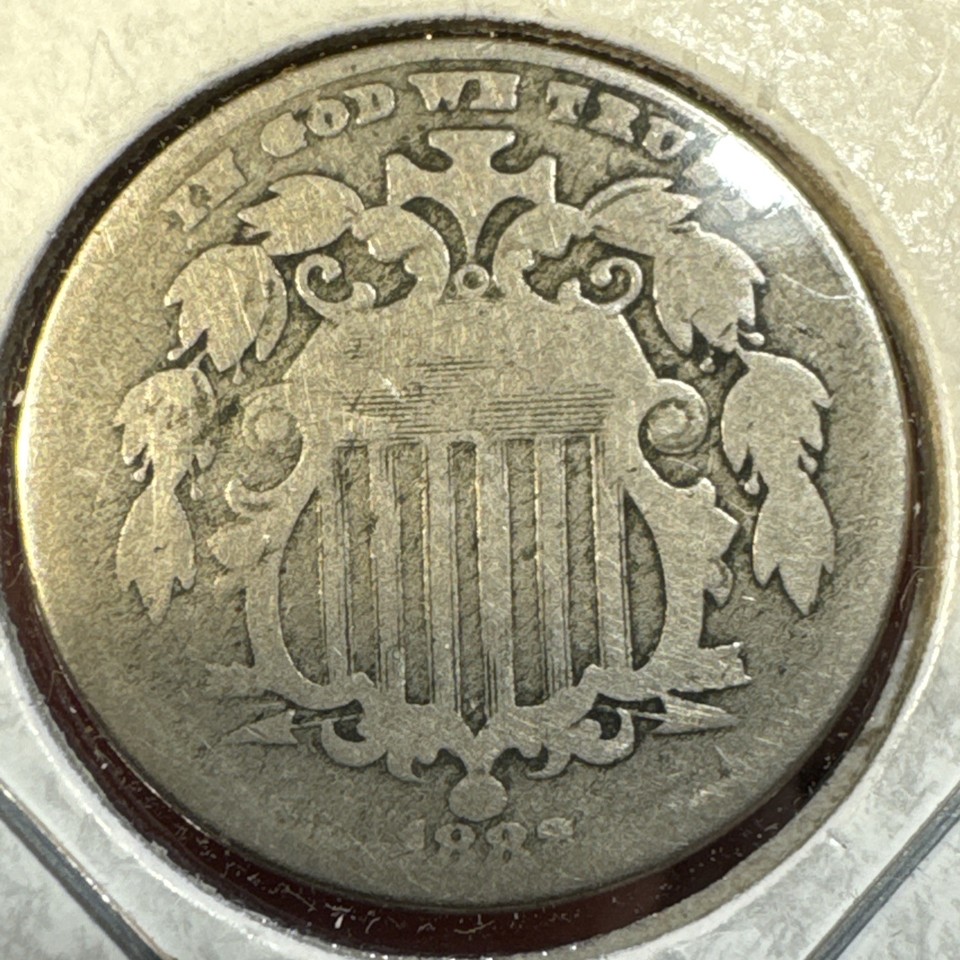 1882 Shield Nickel Woooooooooooo COBM-7965 | eBay