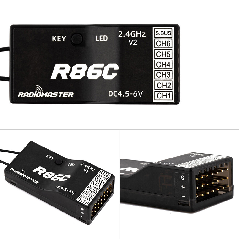 RadioMaster R81 R84 R86 R86C R88 R161 R168 2.4G Nano Receiver ...