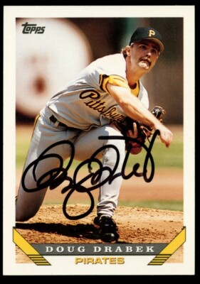 Doug Drabek #190 signed autograph auto 1993 Topps Baseball Trading Card ...
