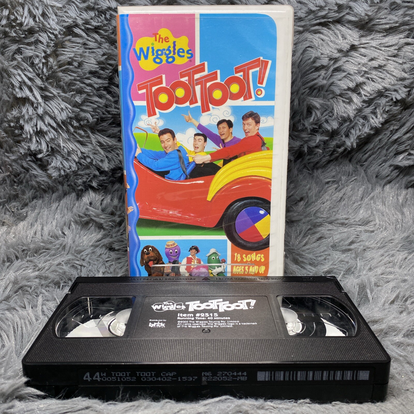 The Wiggles: Toot Toot VHS Video Movie Original Cast 18 Songs Greg ...