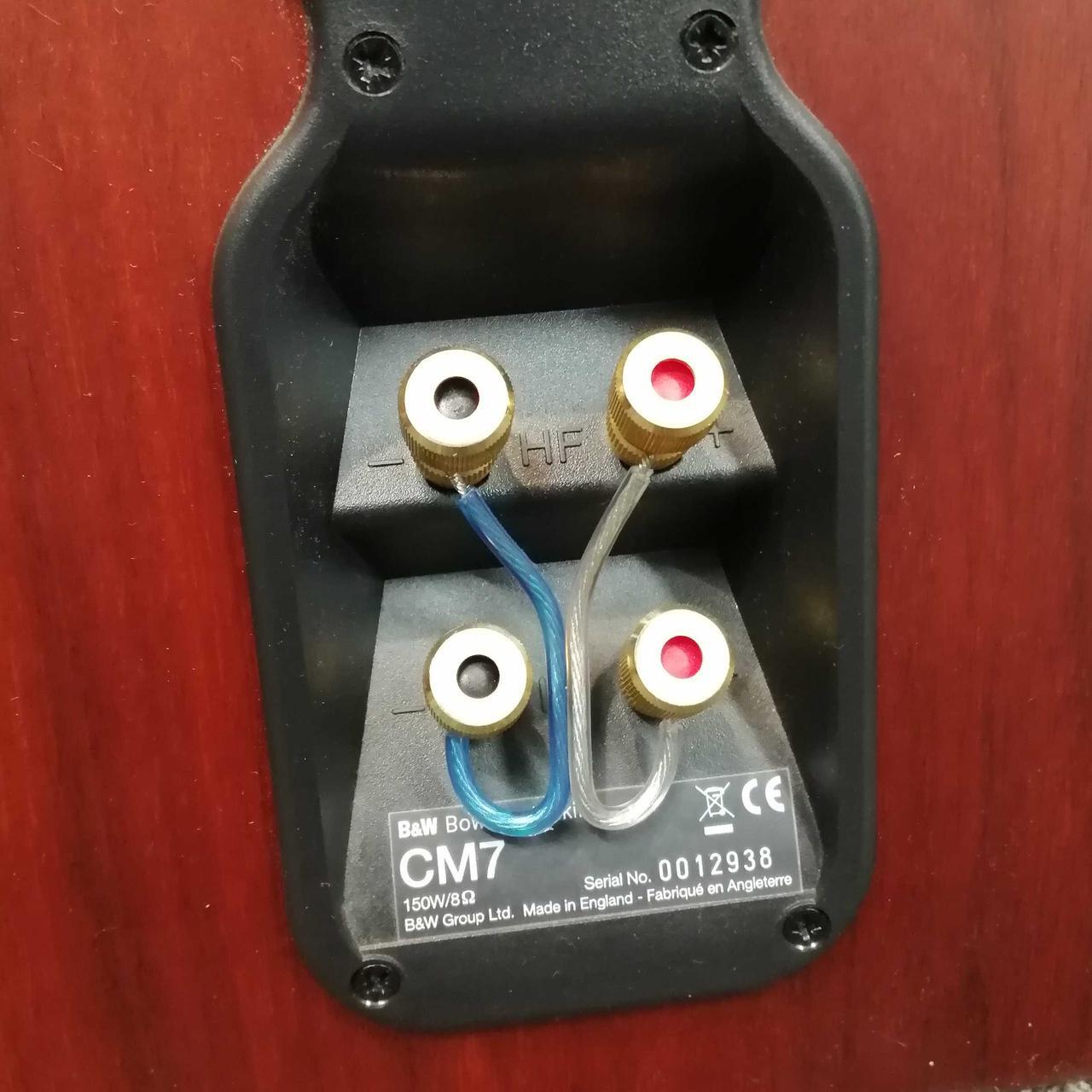 B&W Bowers Wilkins CM7 Floor Standing Speakers With Instructions Used ...