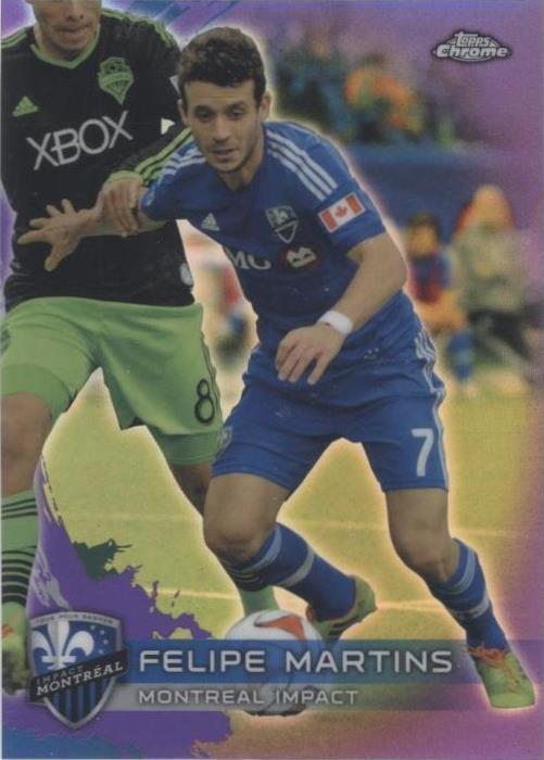 2014 Topps Chrome MLS - Felipe #66 Purple Refractor for sale online | eBay