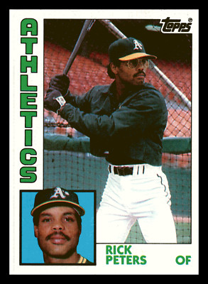 1984 Topps Rick Peters Oakland Athletics #436 NM-MINT | eBay