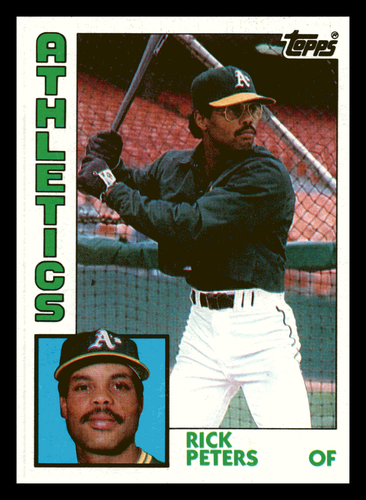 1984 Topps Rick Peters Oakland Athletics #436 NM-MINT | eBay