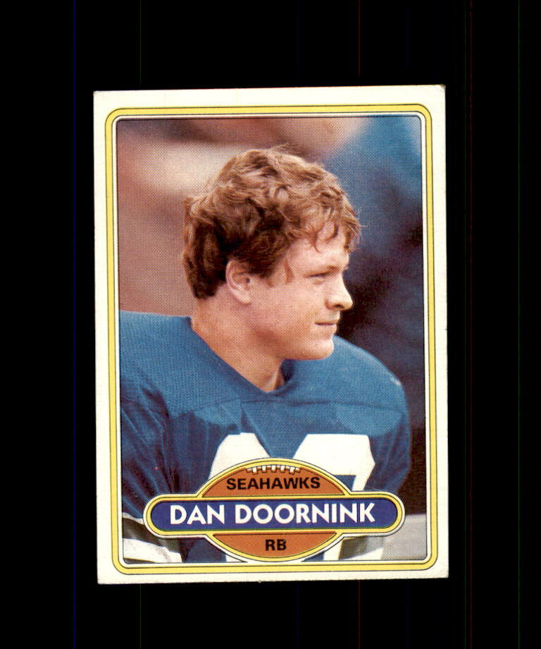 1980 TOPPS FOOTBALL CARD SEATTLE SEAHAWKS #257 DAN DOORNINK | eBay