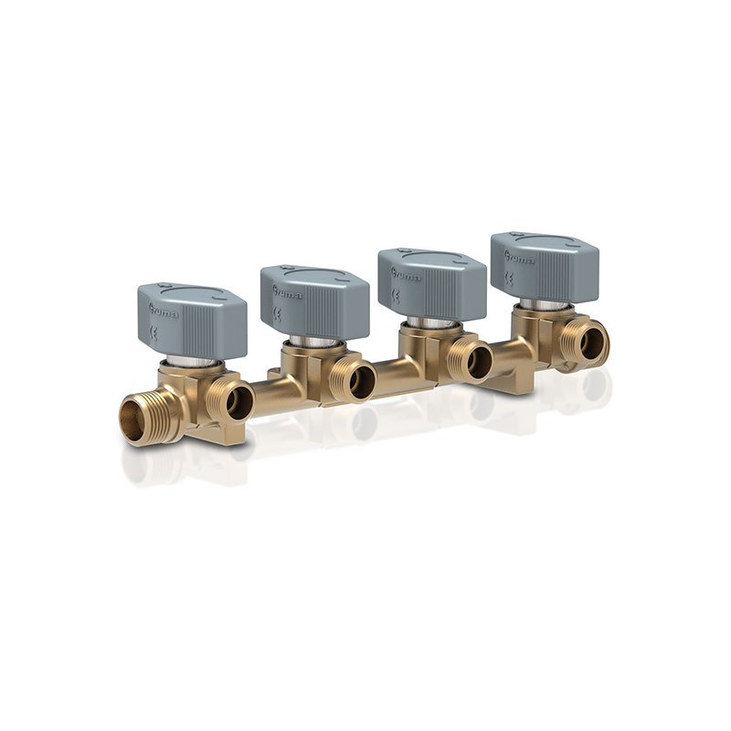 4 WAY GAS VALVE MANIFOLD TRUMA 8mm PIPE CARAVAN MOTORHOME CAMPER BOAT ...