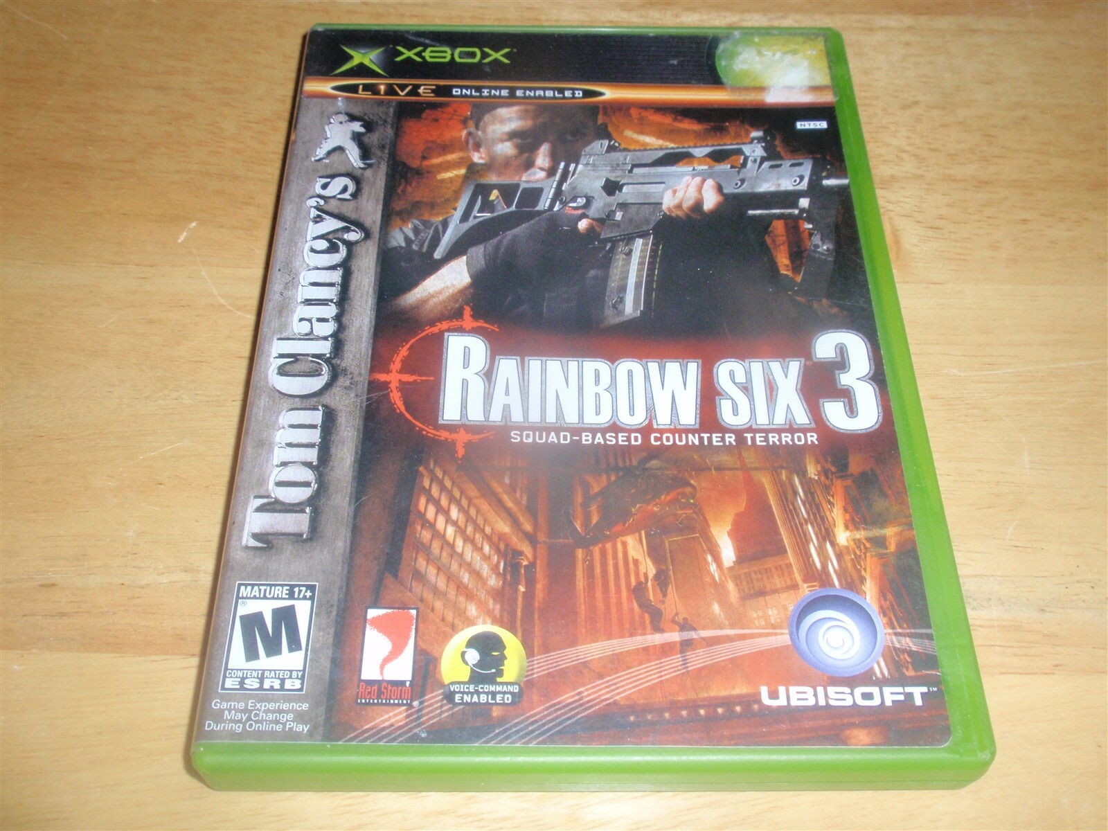 Tom Clancy's Rainbow Six 3 game for Microsoft XBox NTSC 2003 Red Storm ...