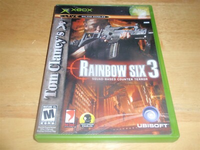 Tom Clancy's Rainbow Six 3 game for Microsoft XBox NTSC 2003 Red Storm ...