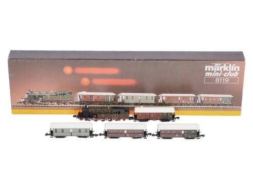 Marklin 8119 Mini-Club Z Gauge Steam Passenger Train Set LN/Box | eBay