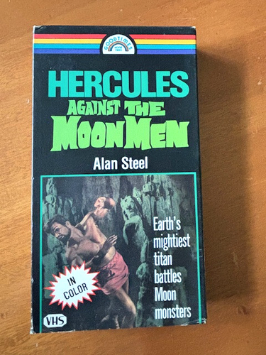 Hercules Against The Moon Men VHS 1987 Rare Cult Hit Horror Sci-Fi from ...