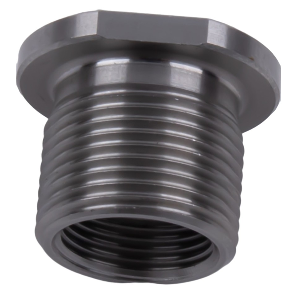 Precision CNC Cut Thread Adapter 1/2 28 ID to 5/8 24 OD Nipple ...