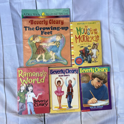 Beverly Cleary Book Lot Of 5 Books- Paperback Children's Chapter Books ...