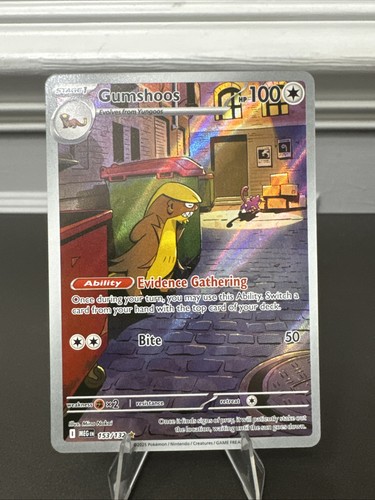 Gumshoos 153/132 Illustration Rare Pokemon Mega Evolution | eBay