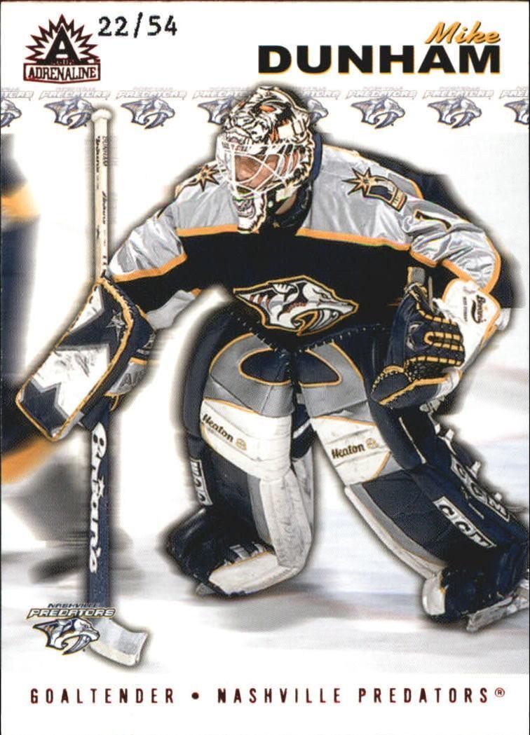 2001-02 Pacific Adrenaline - Mike Dunham #103 Red /54 for sale online ...