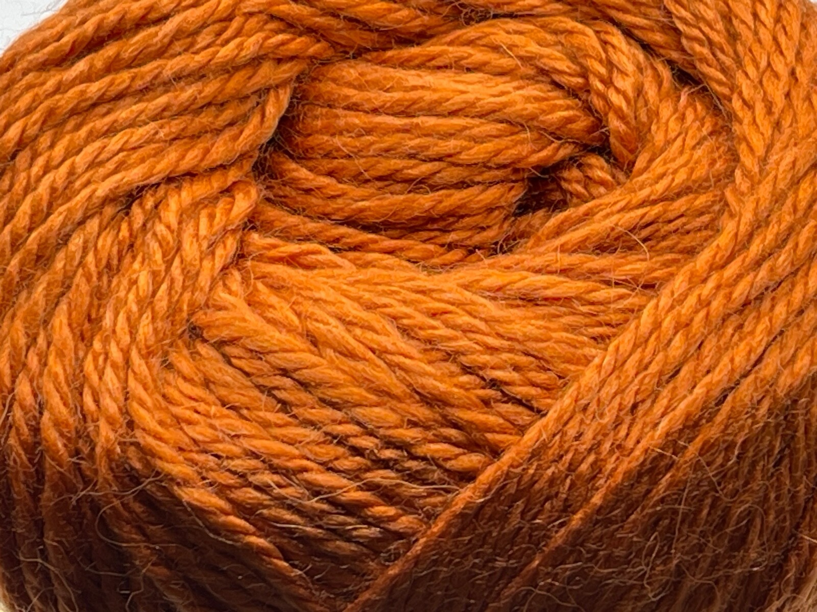 Dark Orange Norsk Yarn 52116 Ice Yarns Alpaca Wool Nylon Blend DK 100gr ...