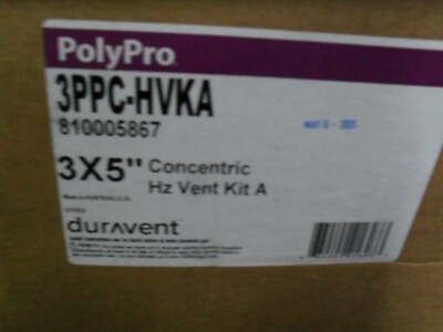 Duravent PolyPro 3PPC-HVKA 3" x 5" Concentric Horizontal Vent kit A | eBay